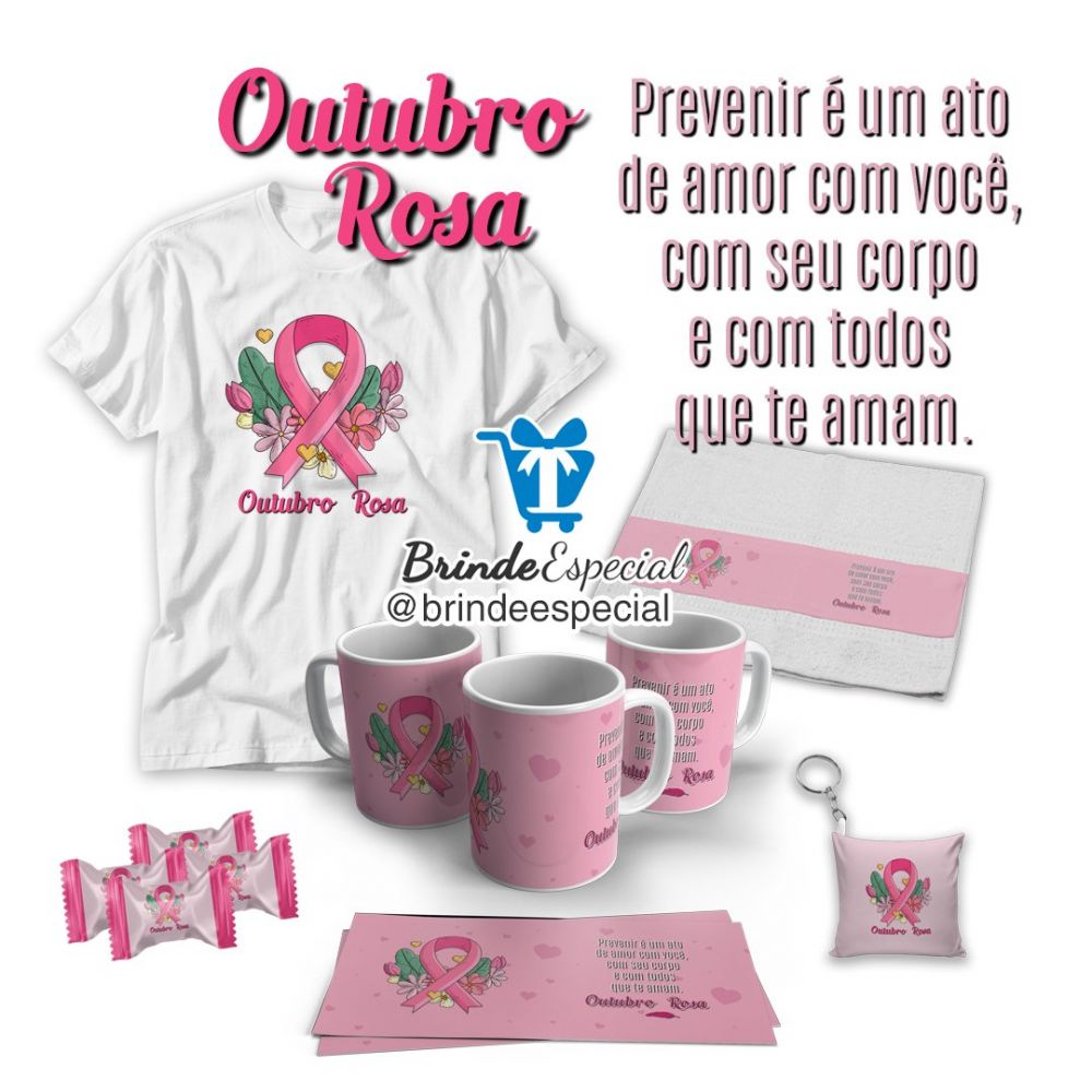 Kit Personalizados Outubro Rosa - Floripa Presentes - Canecas ...